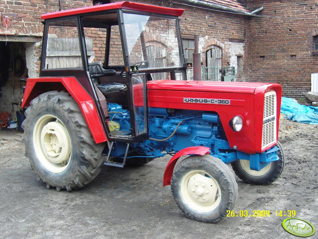 Zdjęcie ciagnik Ursus C-355 id:125586 - Galeria rolnicza agrofoto