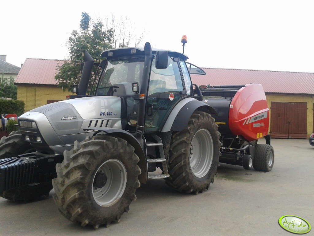 Fotografia ciagnik Lamborghini R6 140 #290380 - Galeria rolnicza agrofoto