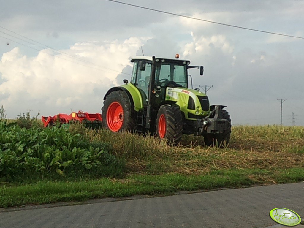 Foto ciagnik Claas Arion 640 Cebis + UG Ares TXL 4m #327853 - Galeria ...