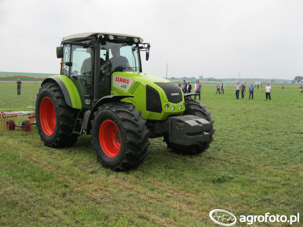 Obraz traktor Claas Axos 340CX id:625958 - Galeria rolnicza agrofoto