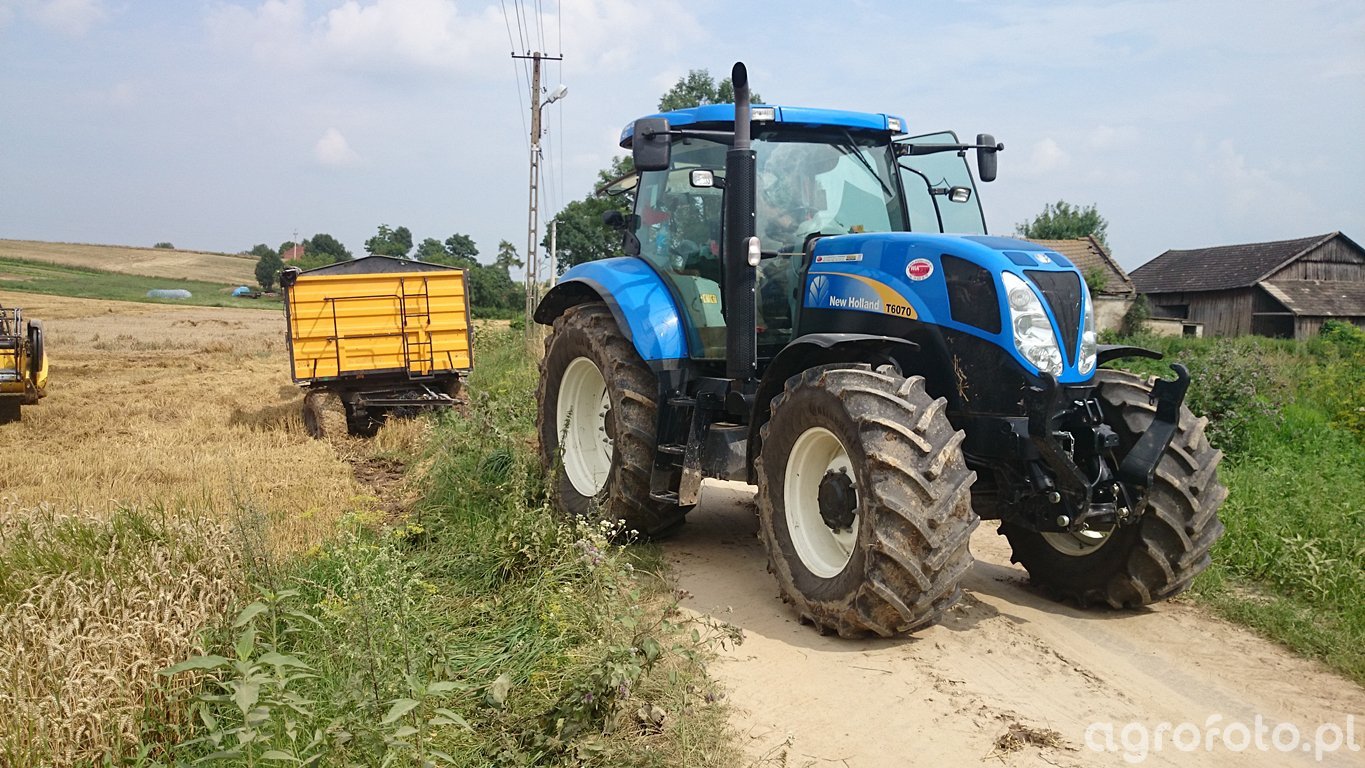 New Holland T6070 PC + Wielton i Warfama - Obrazek, fotka, zdjecie ...