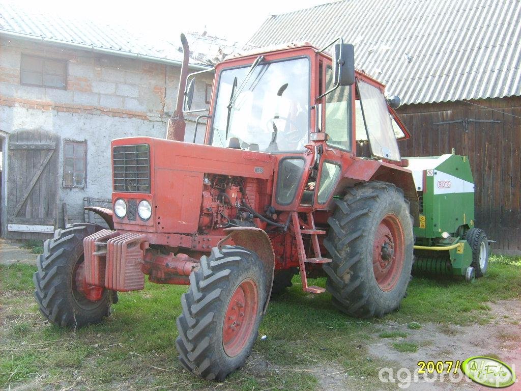 Foto ciagnik Mtz 82 + Sipma #30460 - Galeria rolnicza agrofoto