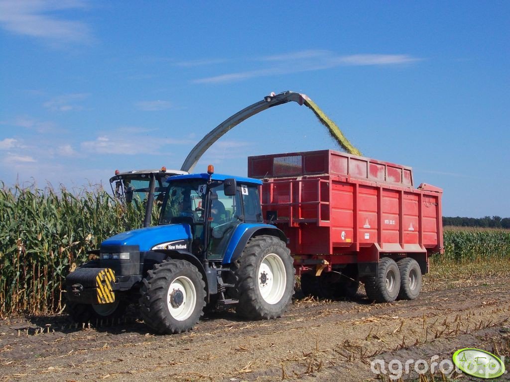 Obraz ciagnik New Holland TM140 #386803 - Galeria rolnicza agrofoto