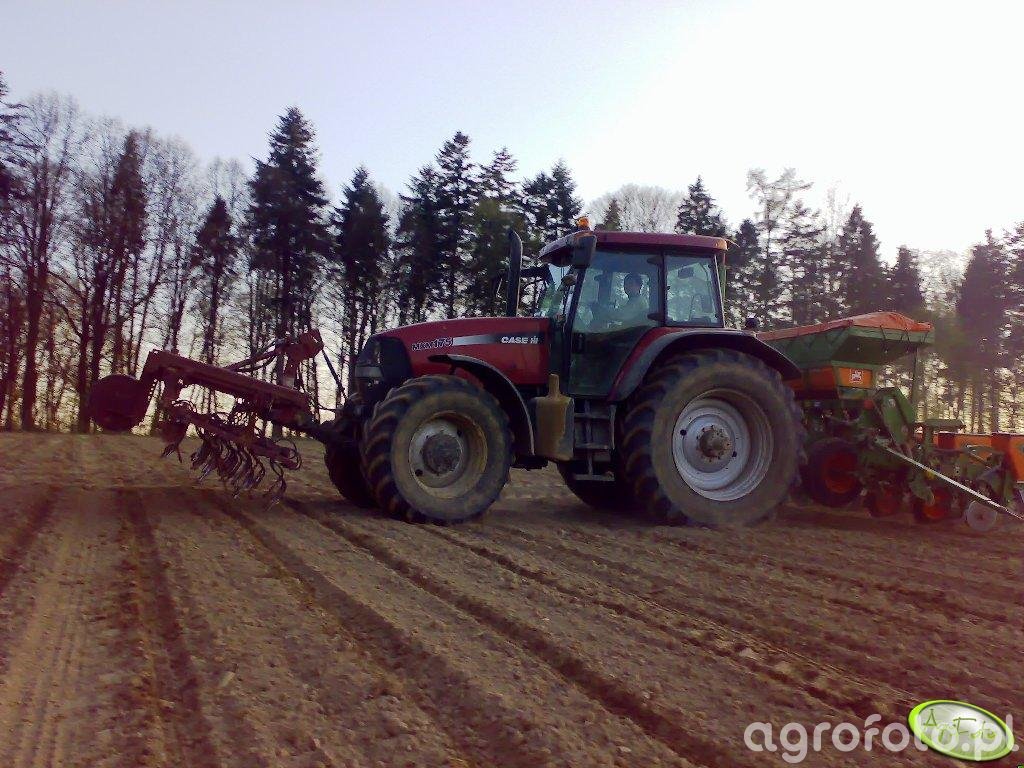 Obraz ciagnik Case MXM 175 Pro + Amazone #133076 - Galeria rolnicza ...